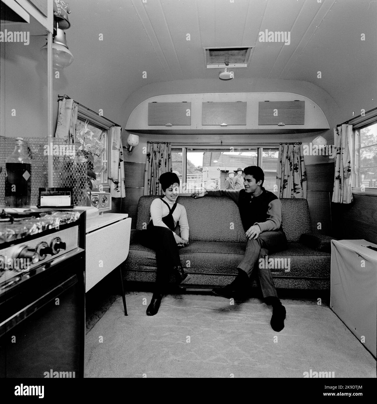 Circus caravan Black and White Stock Photos & Images - Alamy