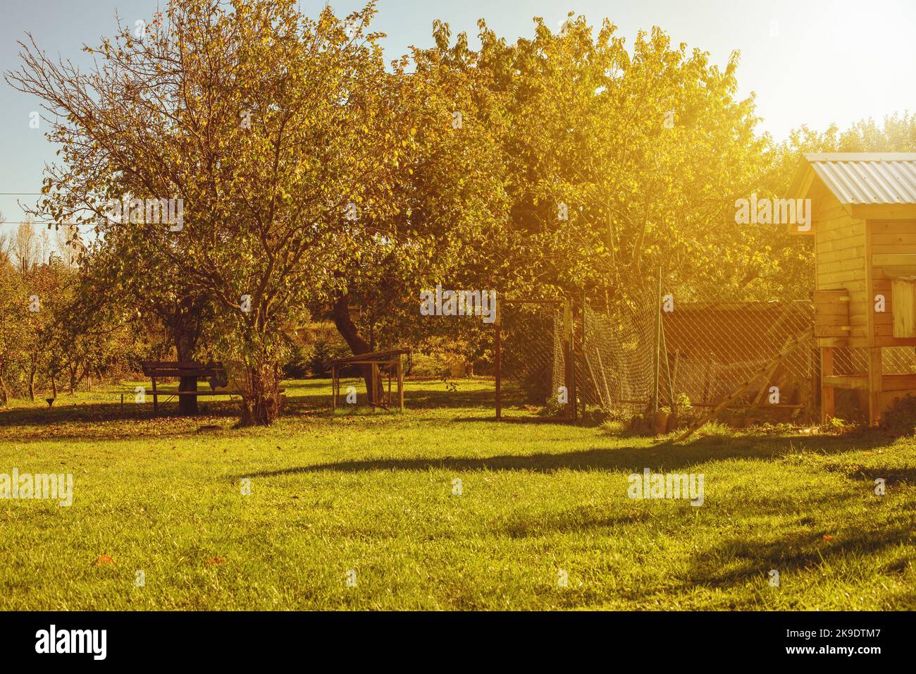 Beautiful wooden chicken coop hi-res stock photography and images - Alamy