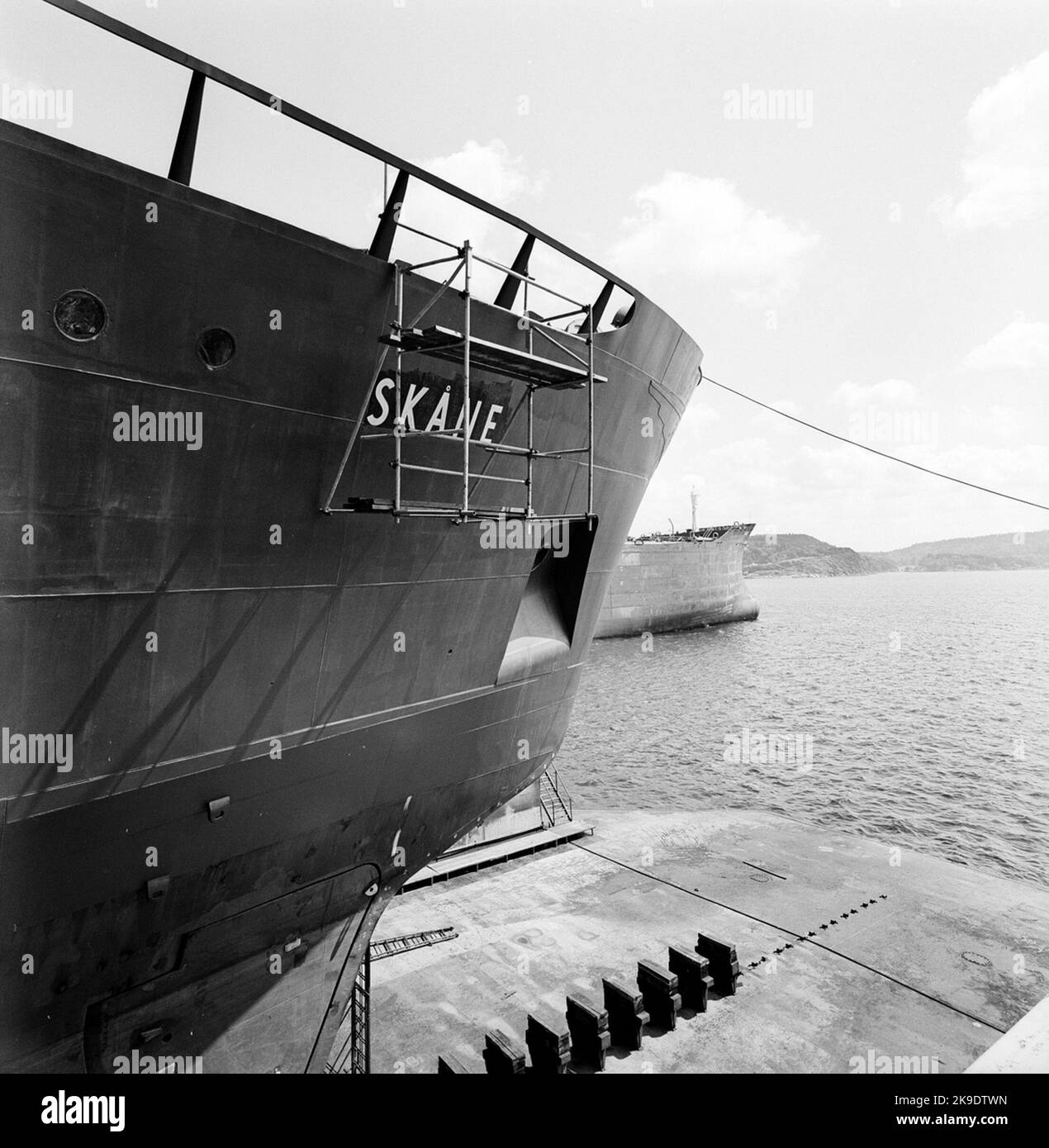 Shipyard. The train ferry Skåne Stock Photo - Alamy