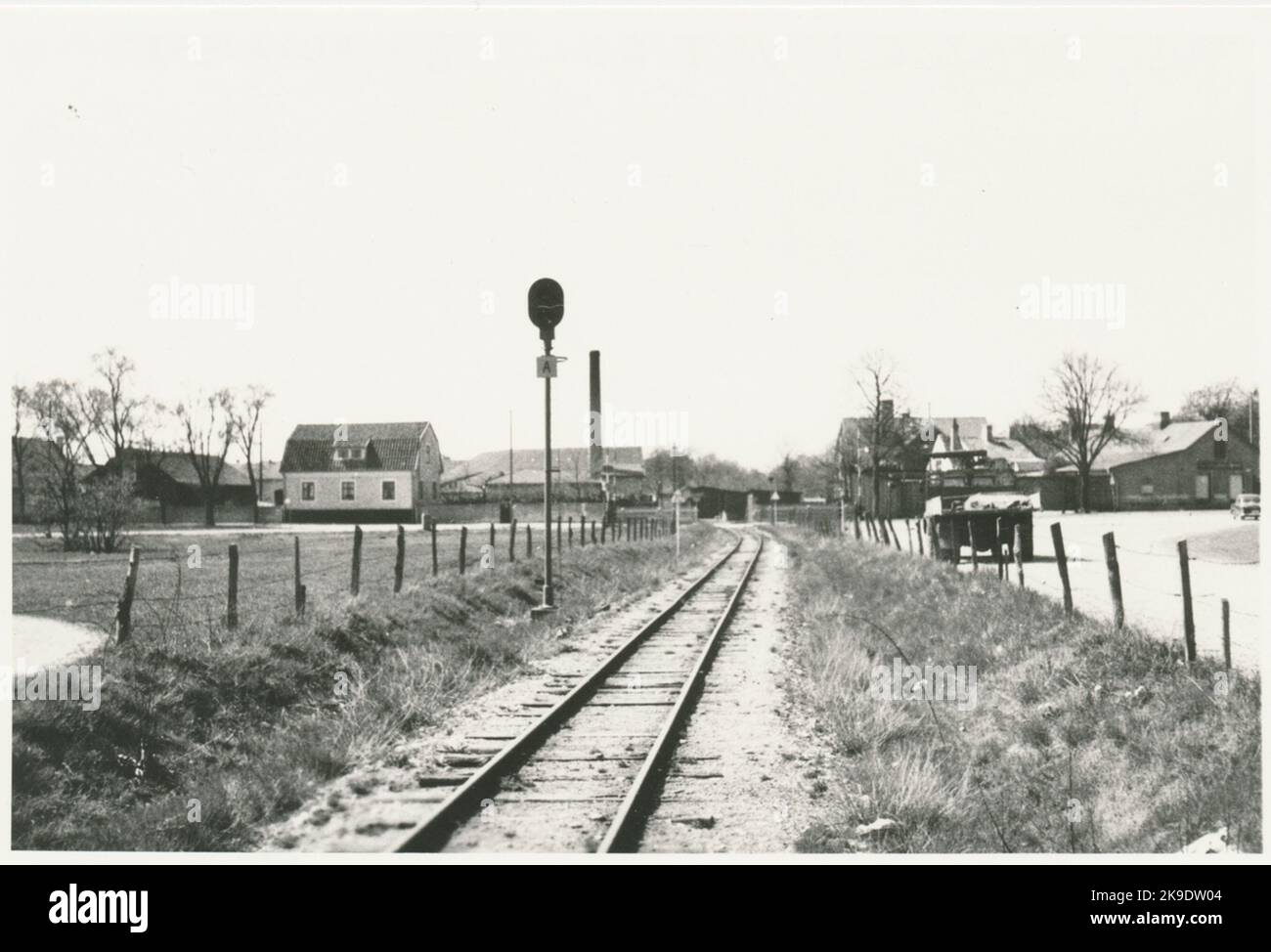 Northern entrance to Visby harbor station. Gotlan's railway, GJ was the ...