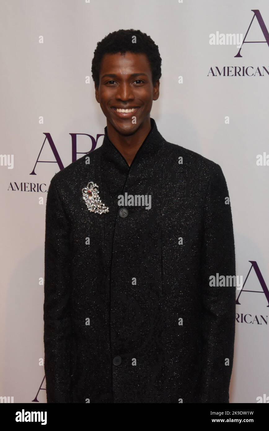 New York, USA. 27th Oct, 2022. Calvin Royal IIIattends the American ...