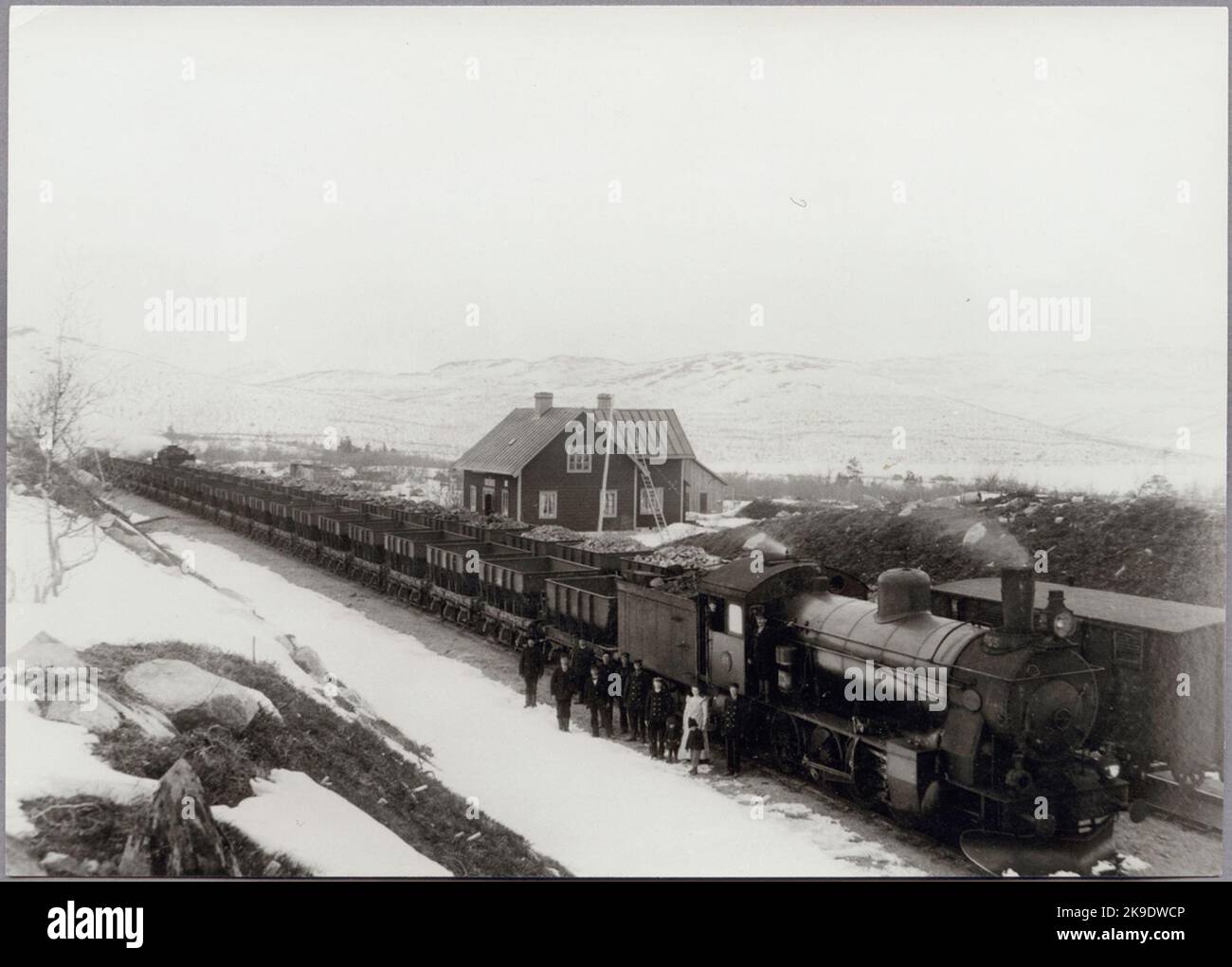 The State Railways, SJ MA 653 at Stenbacken Station Stock Photo - Alamy