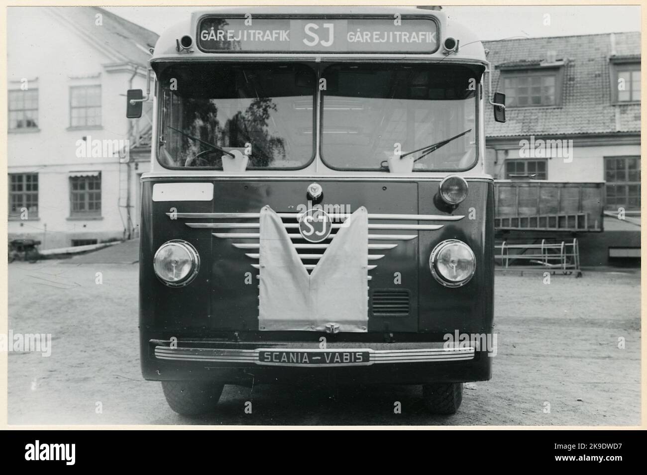 The State Railways, SJ Bus 1881 Scania-Vabis B 63 from 1950 with body ...