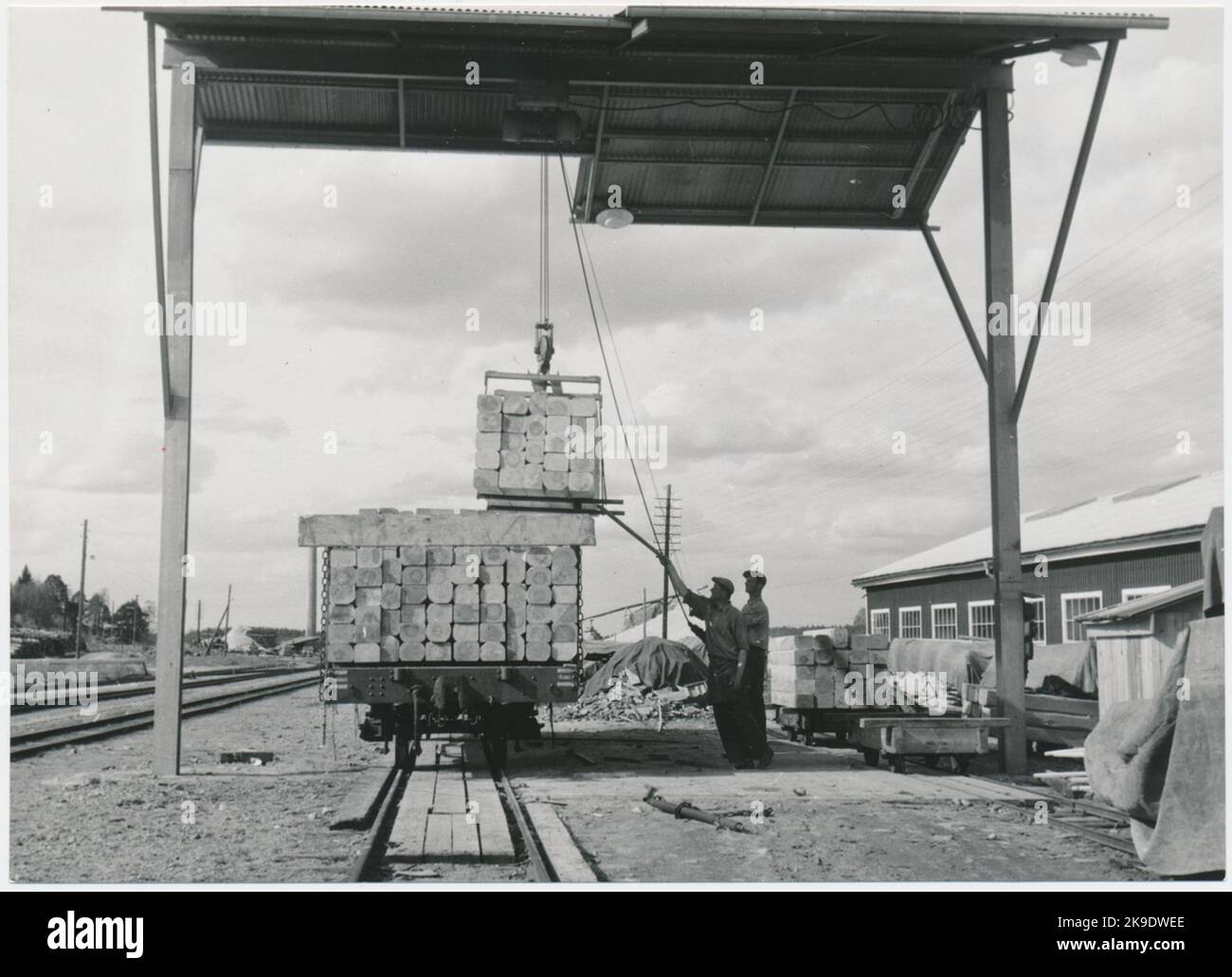 Transhipment with traverses at Rånäs Stockholm - Roslagen's railways ...