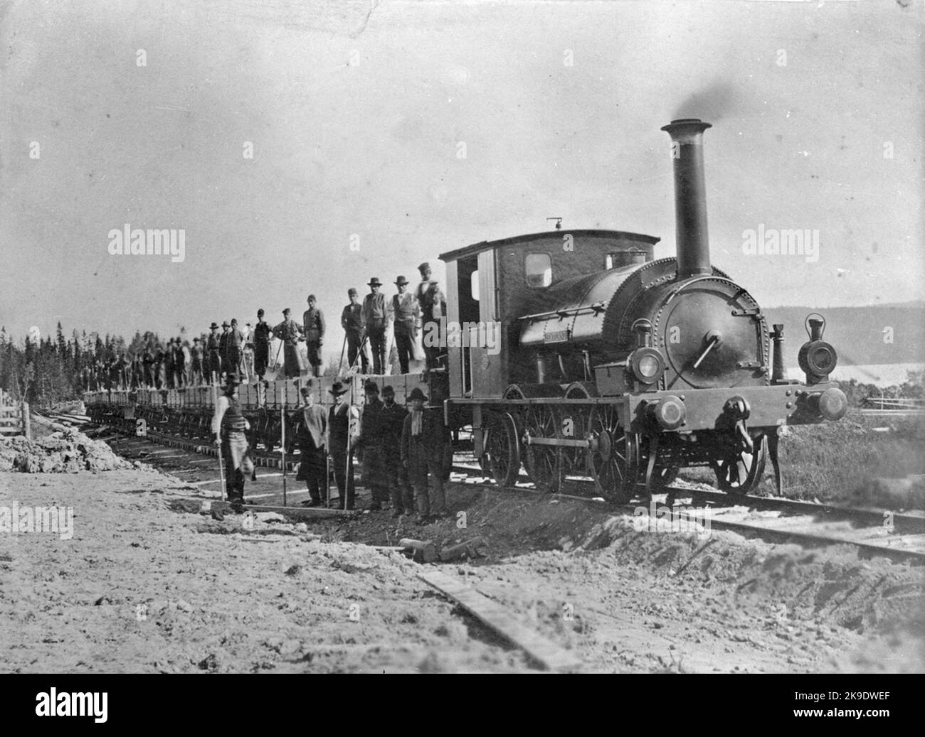SJB Lok 6 "Jemtland" for the State Railway Buildings (SJB) was ...
