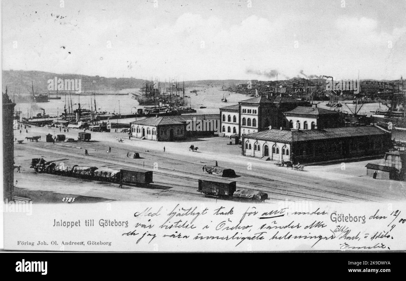 Harbor and inlet. Customs house Stock Photo - Alamy