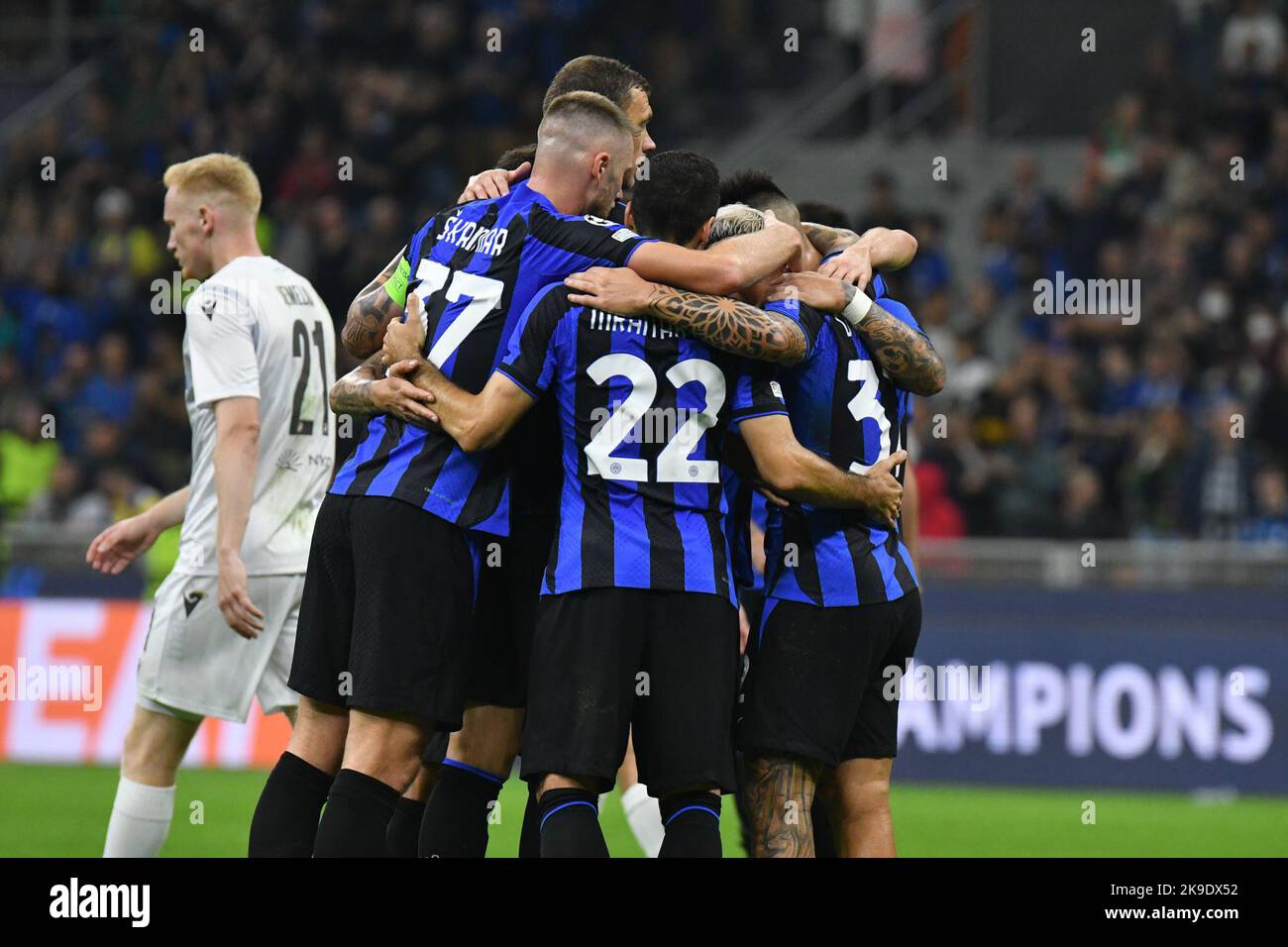 Milan, Italy. 26th Oct, 2022. UEFA Champions League Group A - Inter vs ...
