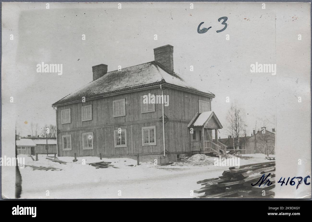 Bostain house in Bräcke Stock Photo - Alamy