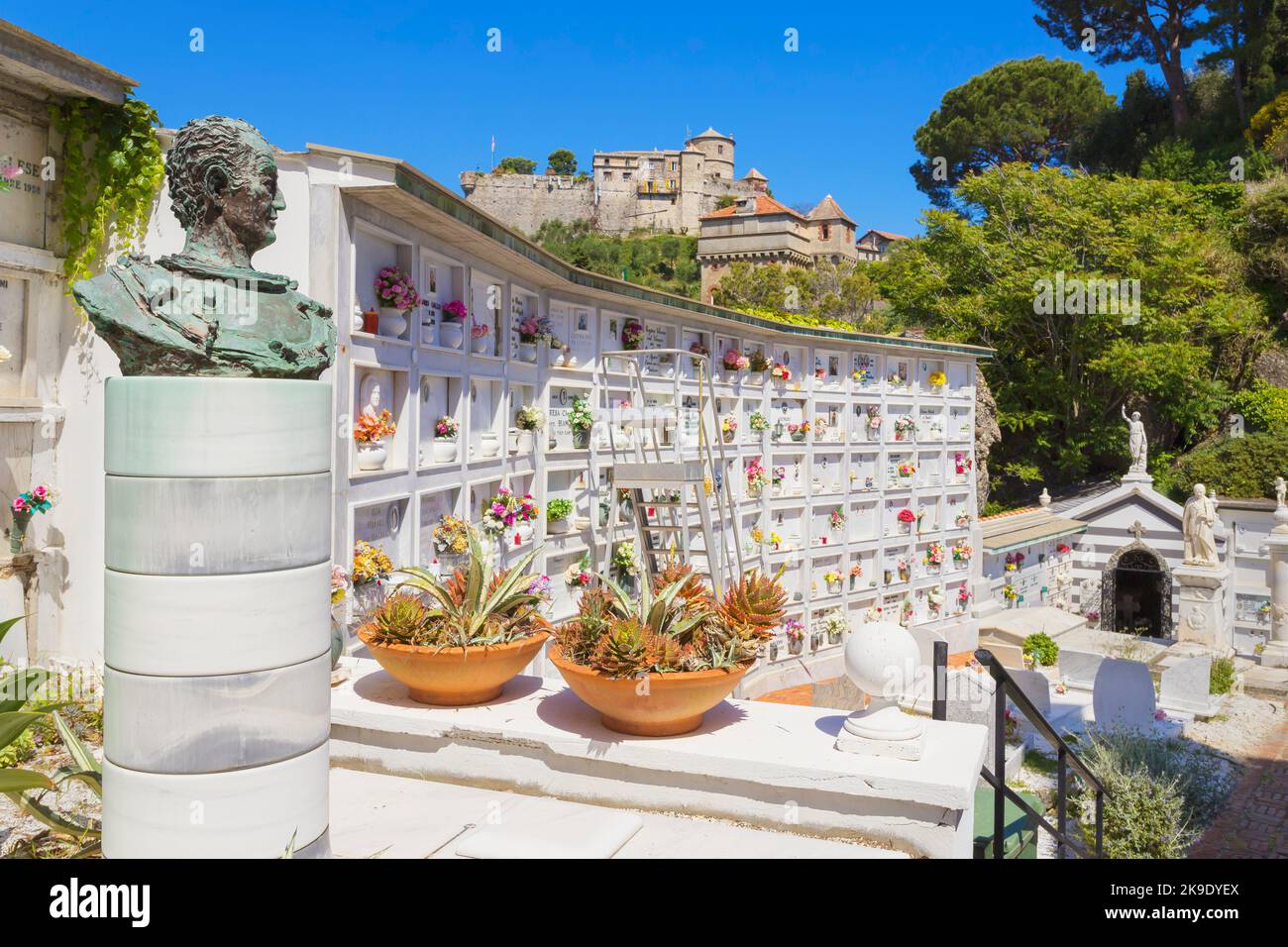 Portofino cemetery, Portofino, Liguria, Italy Stock Photo - Alamy