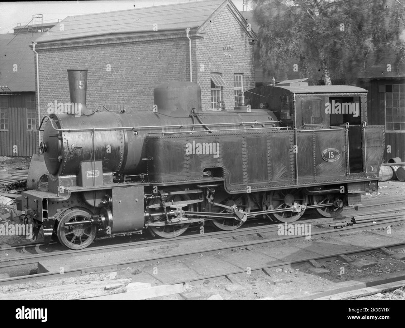 Pleasure locomotive 15. Delivery photo. The locomotive was manufactured ...