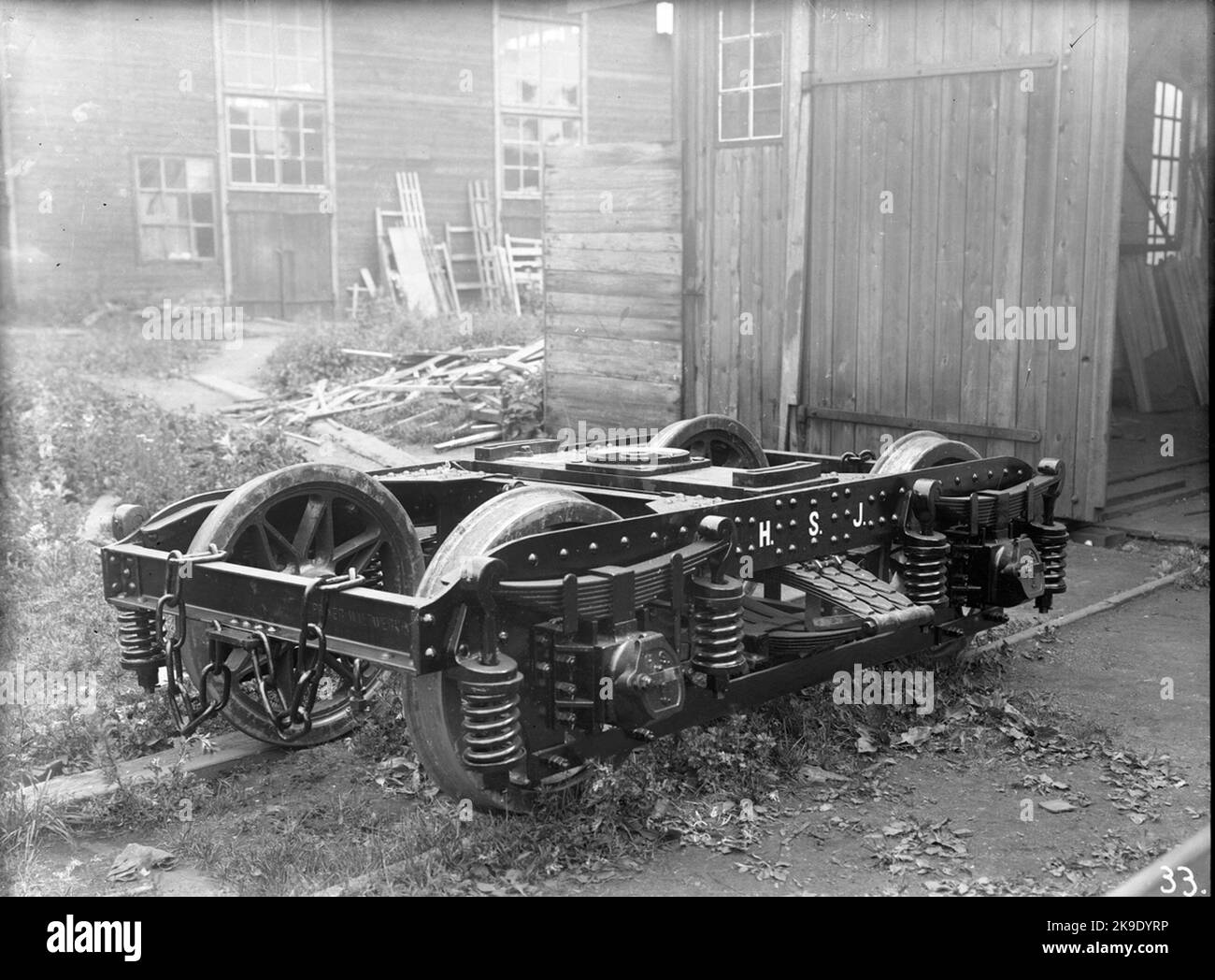 Cars Bogie for HSJ. Kockums Stock Photo - Alamy