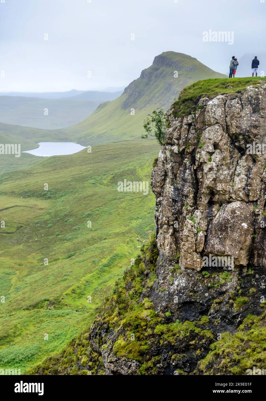 Beautiful,dramatic Scottish, Skye mountain scenery,jagged peaks,winding ...