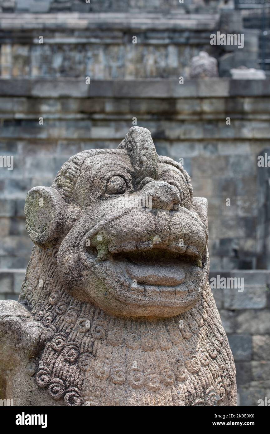 Indonesia, Java, Borobudur. The largest Buddhist monument in the world ...