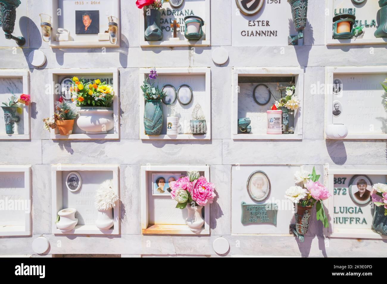 Portofino cemetery, Portofino, Liguria, Italy Stock Photo - Alamy