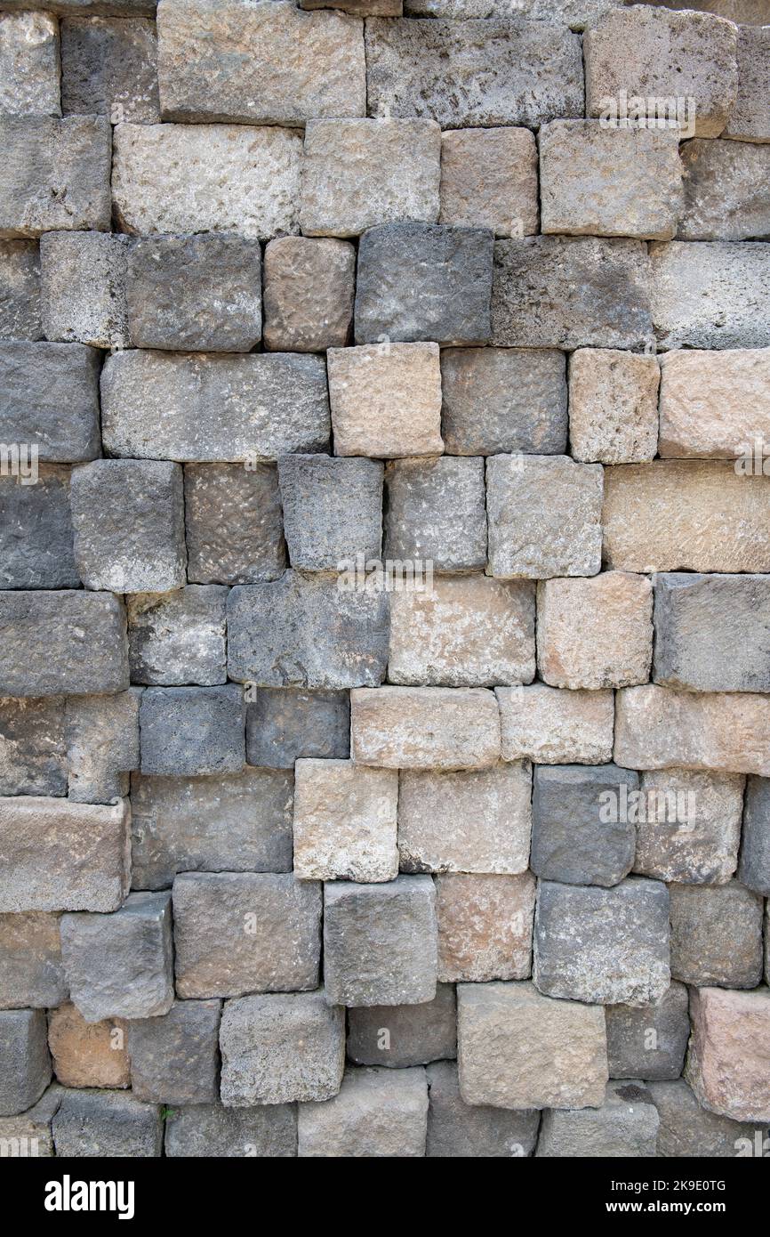 Indonesia, Java, Borobudur. The largest Buddhist monument in the world ...