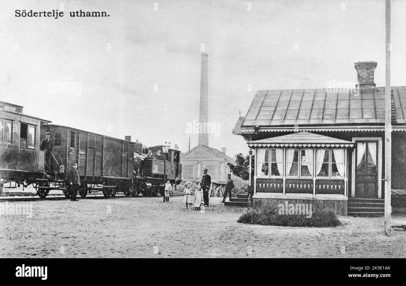 Train from Northern Södermanland Railway, NRSLJ Stock Photo - Alamy