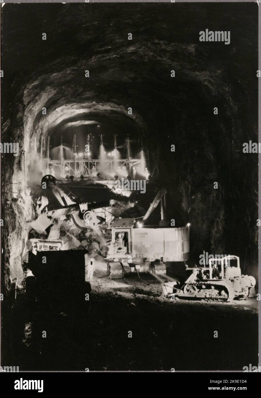 Explosion of sewage tunnel at Stornorrfors power plant Stock Photo - Alamy