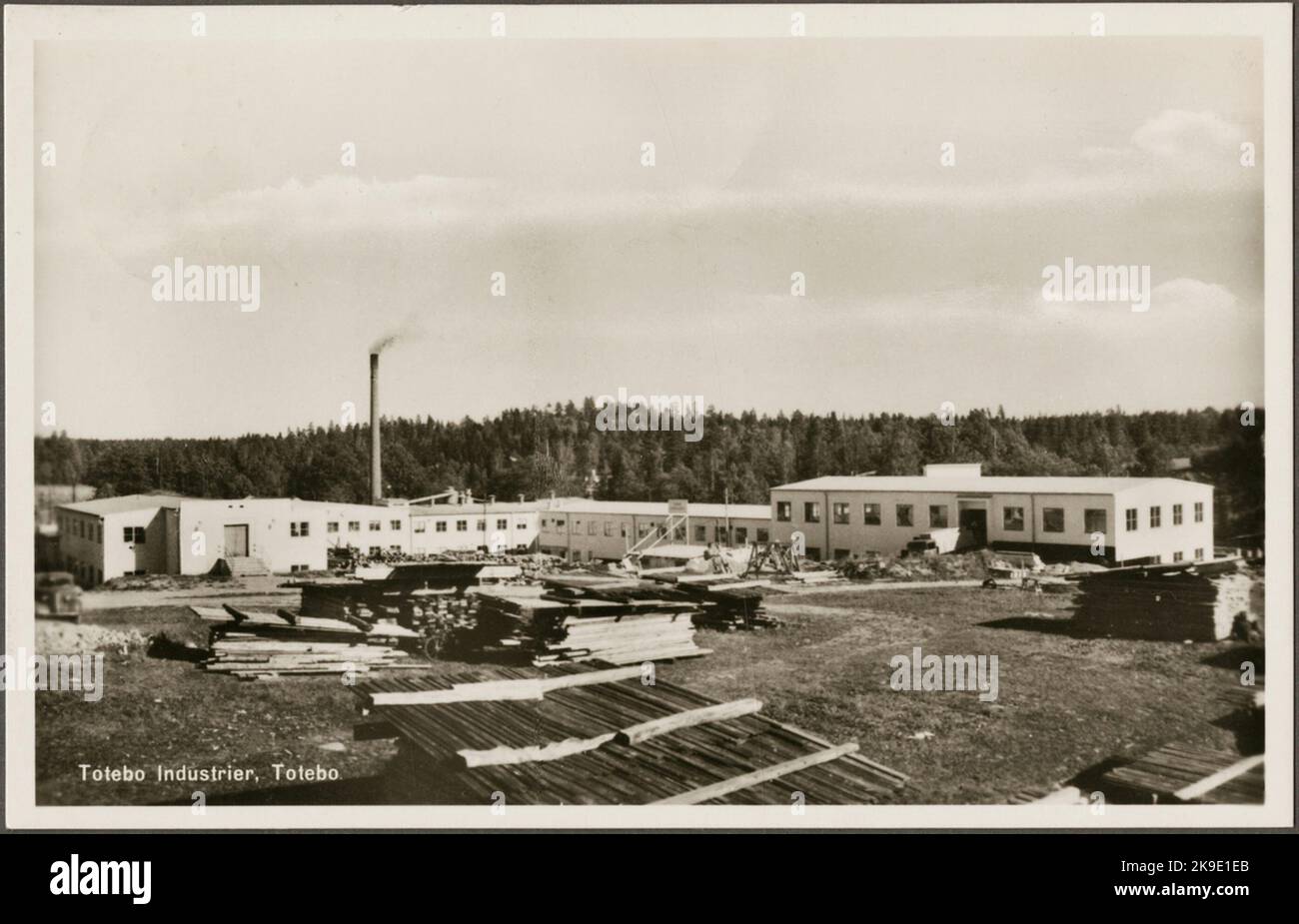 Industrial area in Totebo Stock Photo - Alamy
