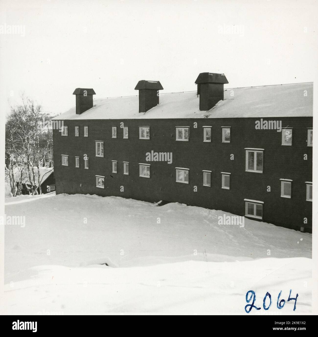 Residential house 9L, Storlien Stock Photo - Alamy