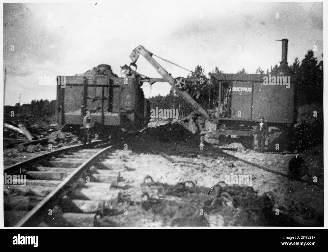 Load of gravel Black and White Stock Photos & Images - Alamy
