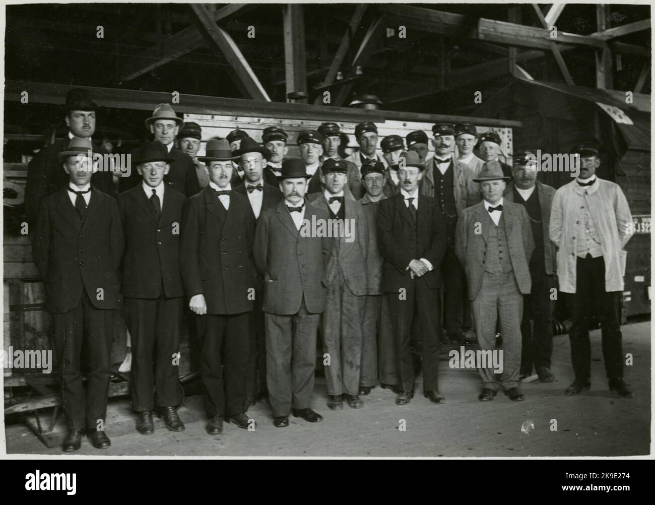 Östersund station. State Railways, SJ. Freight allowance in 1921 with ...