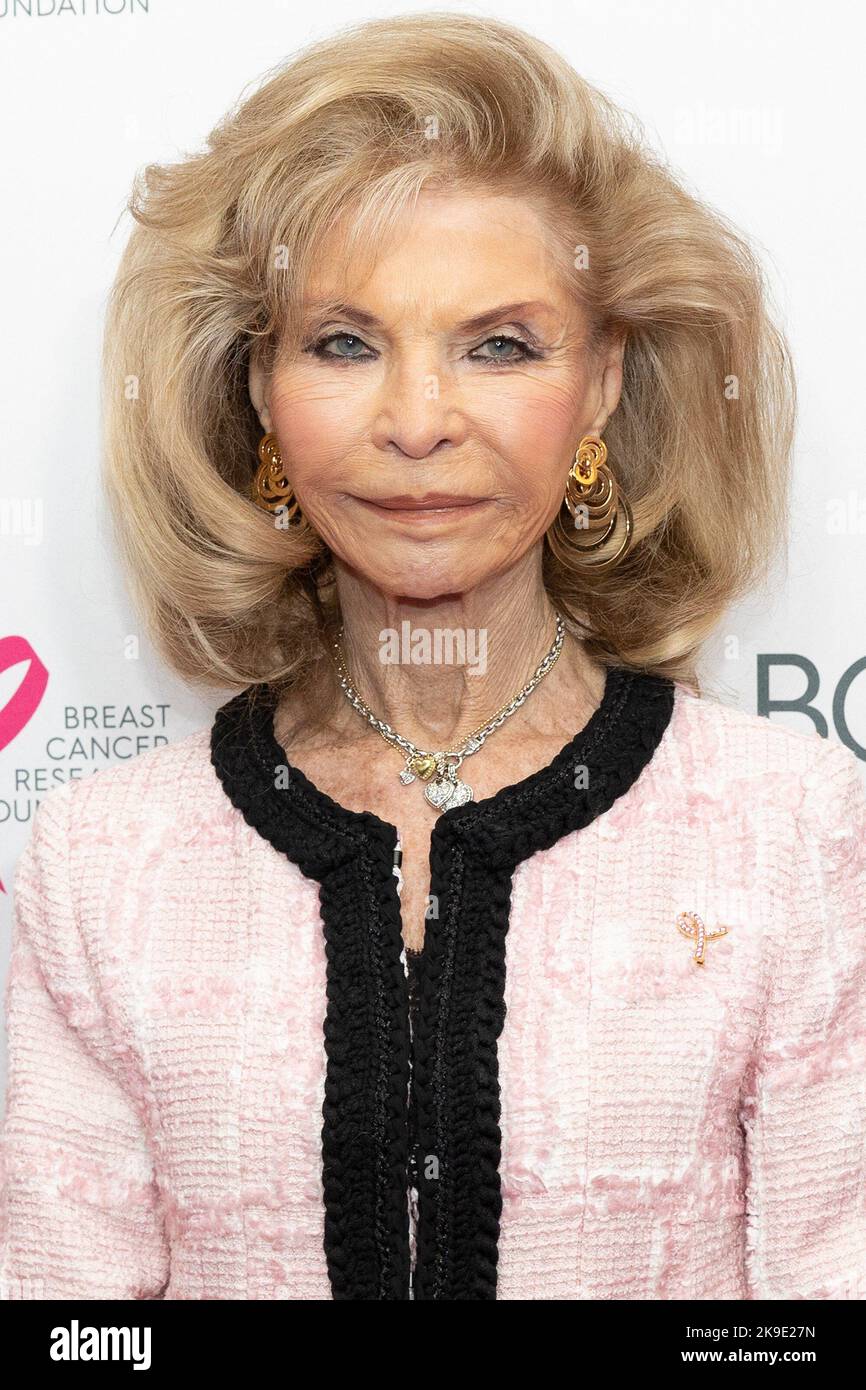 New York, NY, USA. 27th Oct, 2022. Arlene Taub at arrivals for Breast ...