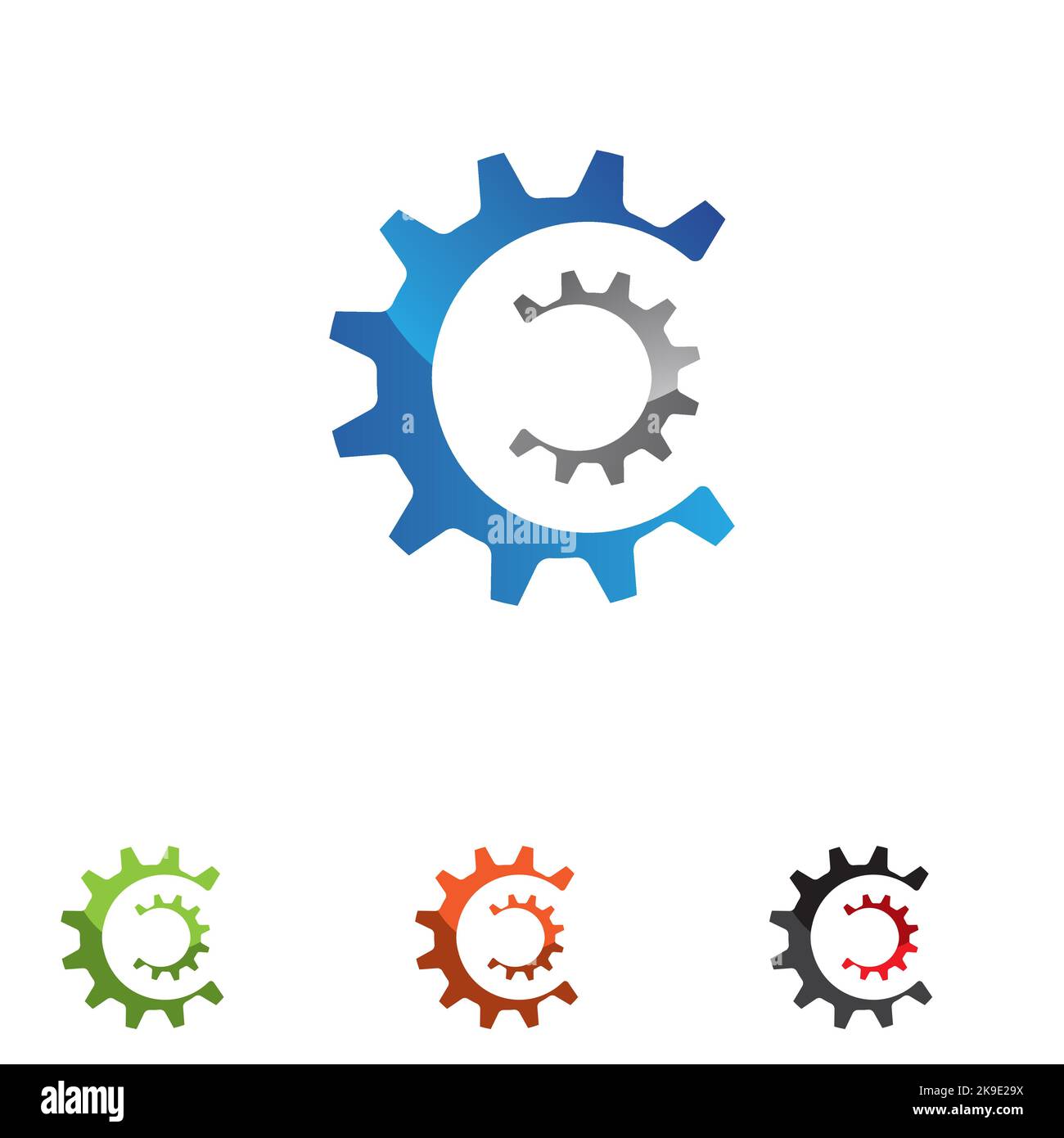 Gear icon vector set. clockwork illustration sign collection. Mechanics ...