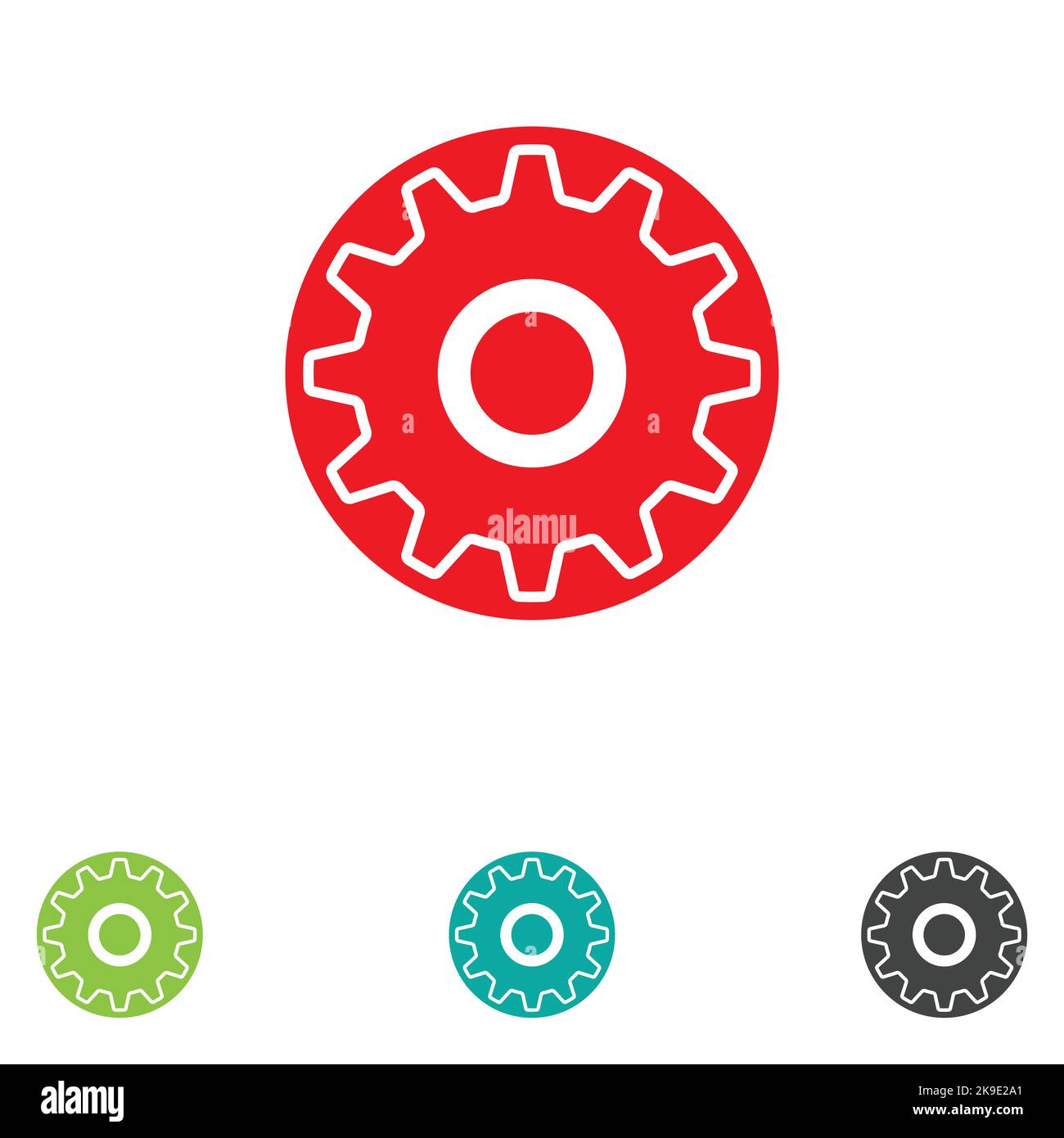 Gear icon vector set. clockwork illustration sign collection. Mechanics ...
