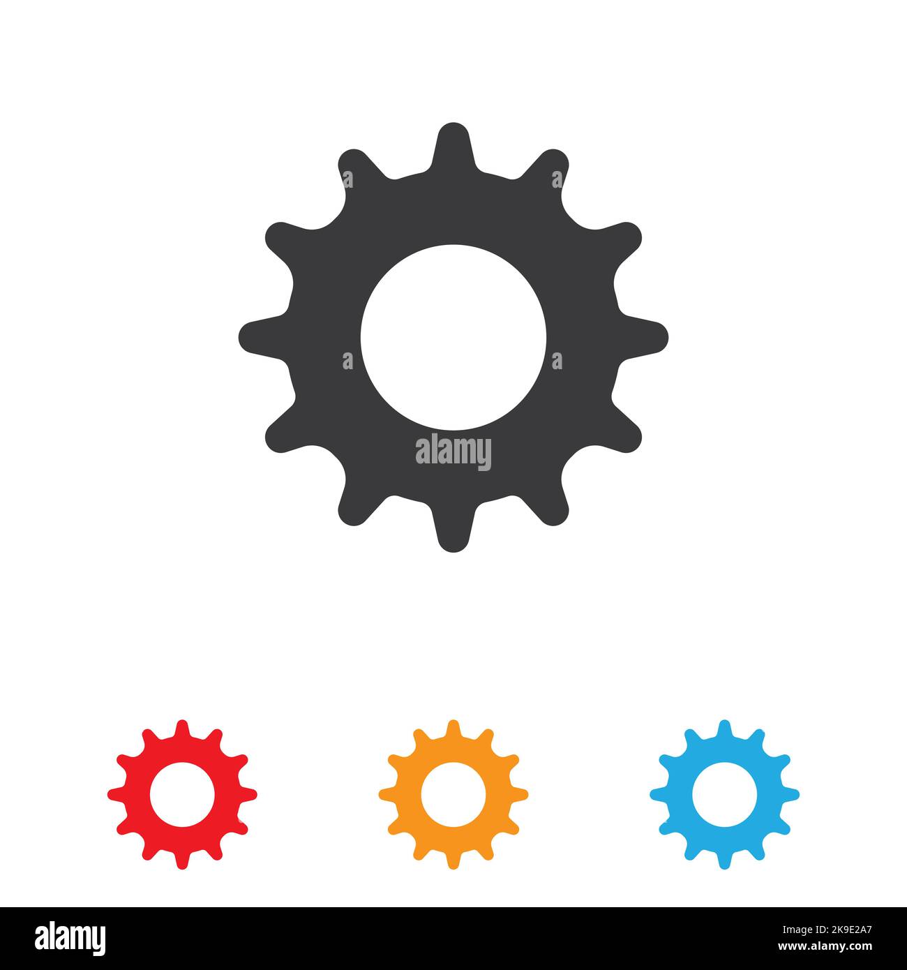 Gear icon vector set. clockwork illustration sign collection. Mechanics ...