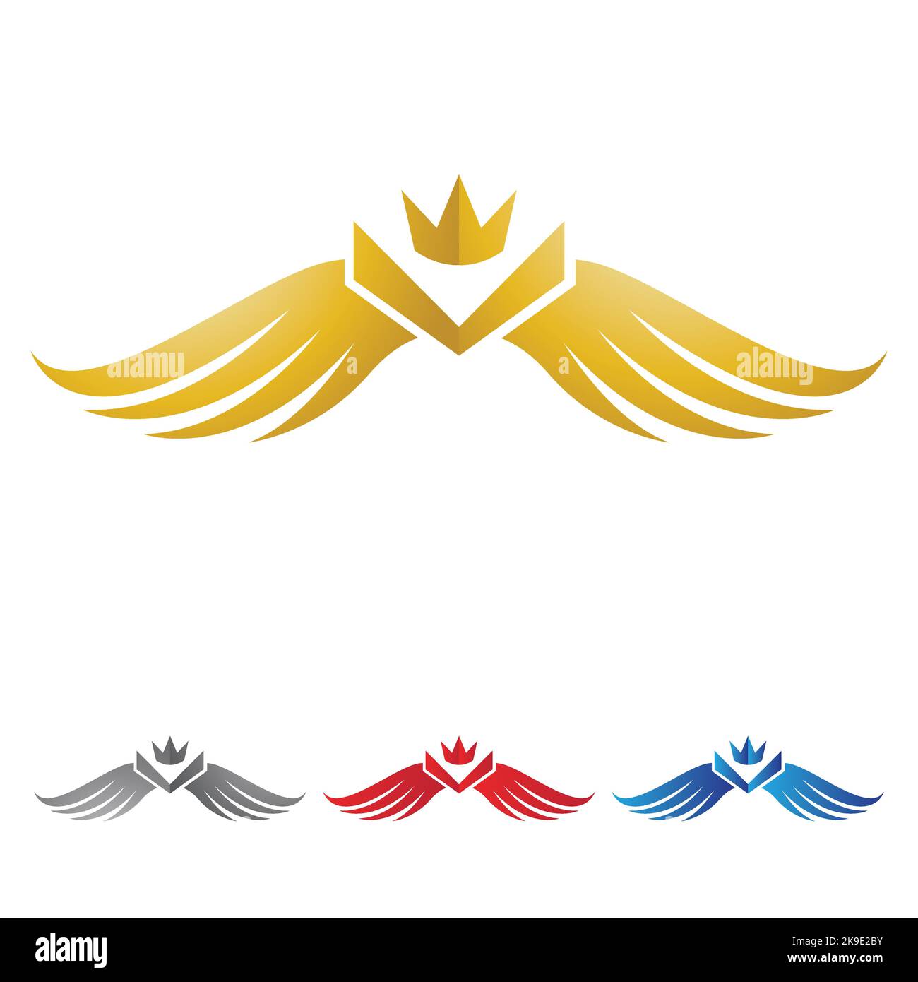 falcon wing bird logo and symbol vector Stock Vector Image & Art - Alamy