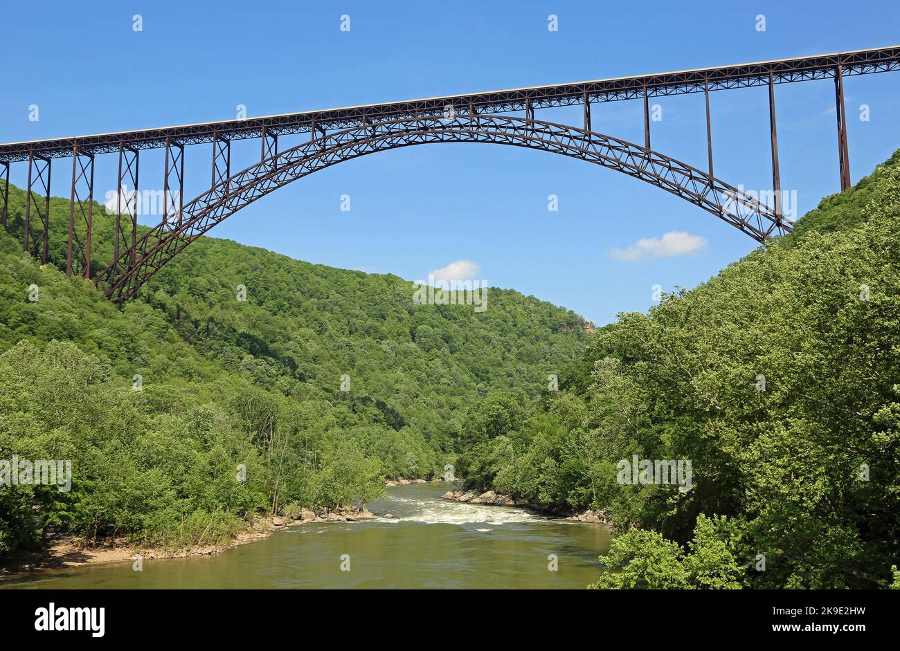Landscape with New River Gorge Bridge - West Virginia Stock Photo - Alamy