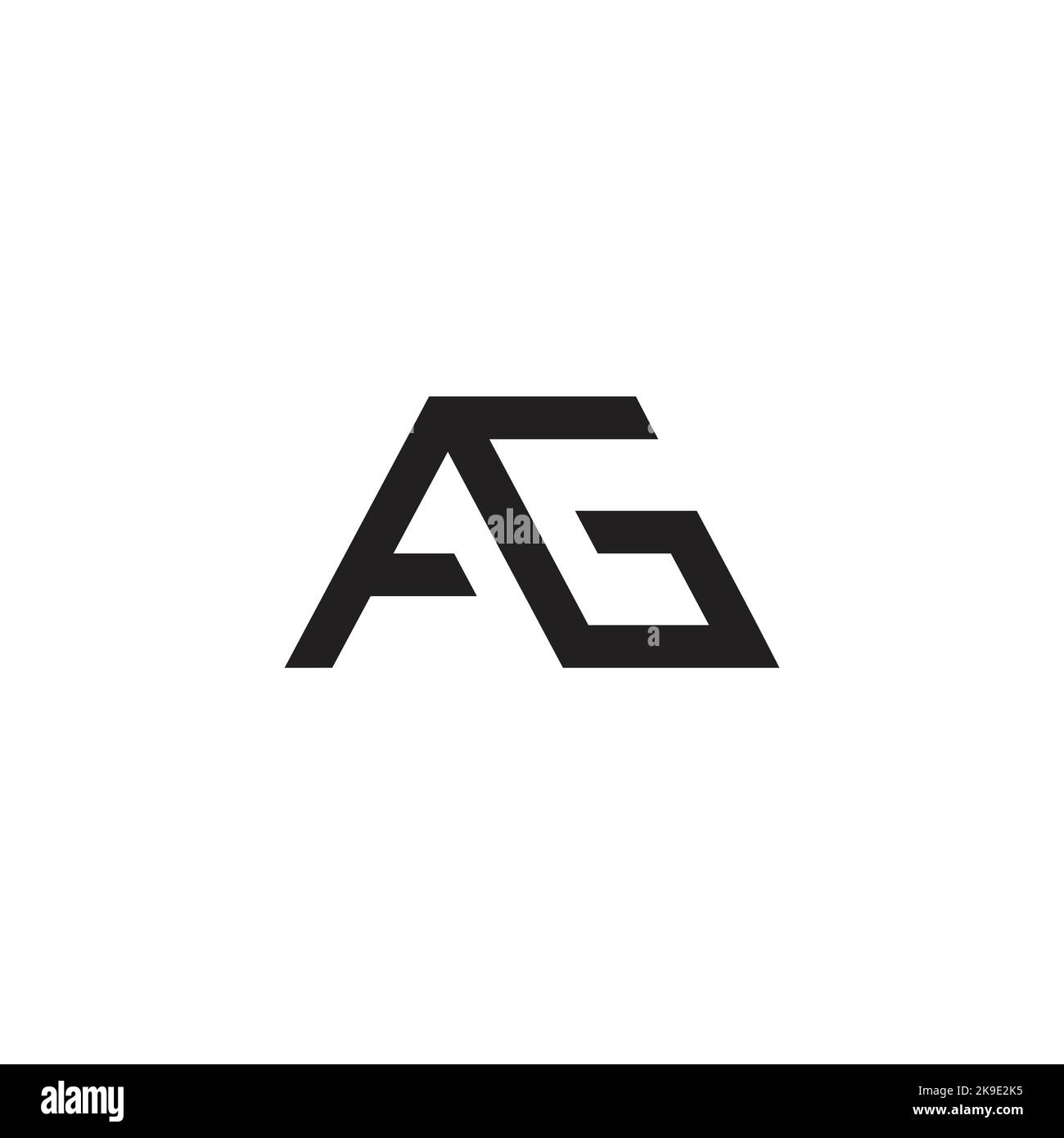 letter ag simple linked geometric line logo vector Stock Vector Image ... letter ag simple linked geometric line logo vector Stock Vector Image ...
