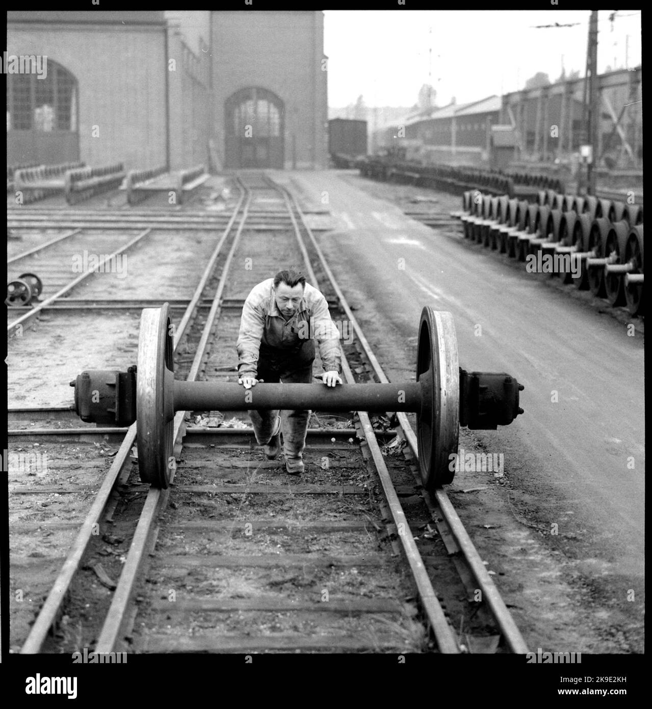 Moving equipment Black and White Stock Photos & Images - Alamy