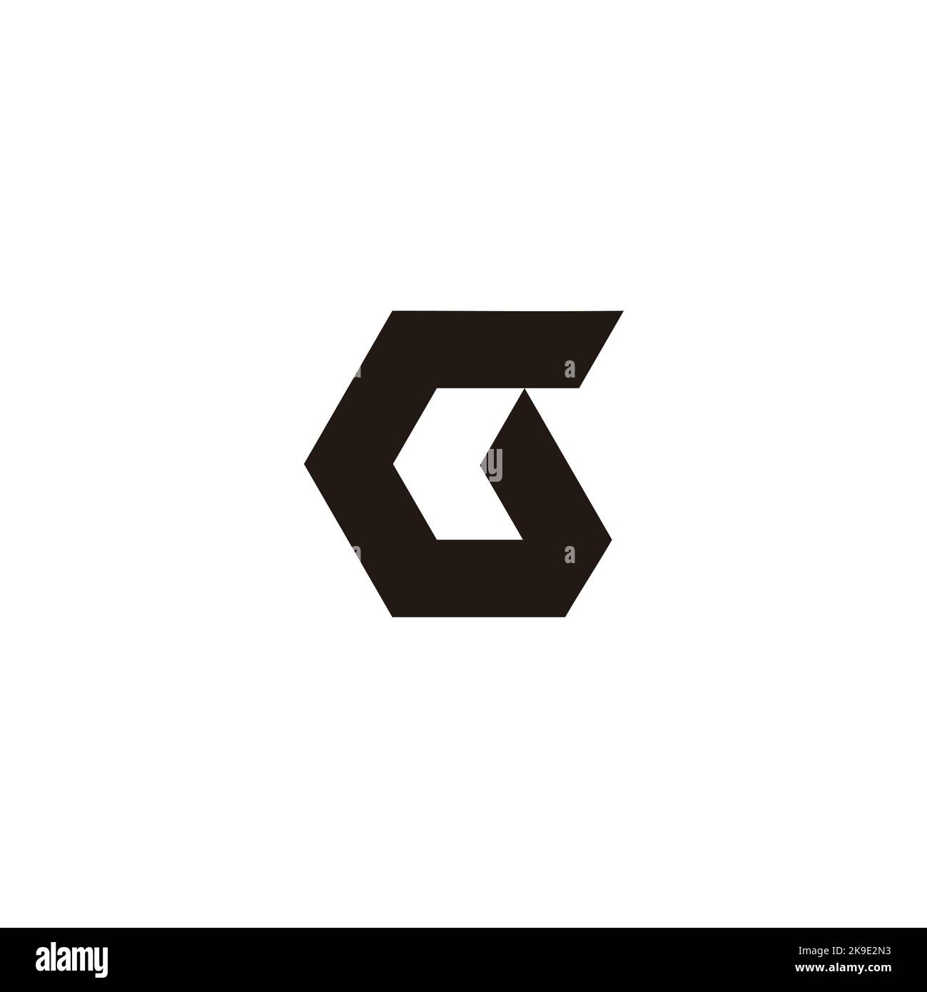 letter g arrow geometric logo vector Stock Vector Image & Art - Alamy