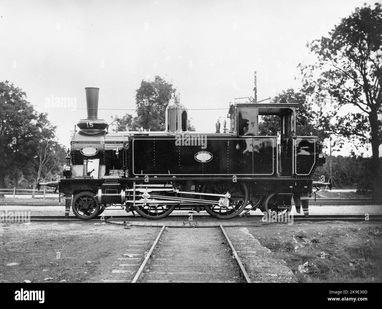 Uddevalla - Vänersborg - Herrljunga Railway, Uvhj Lok 15. Probably ...