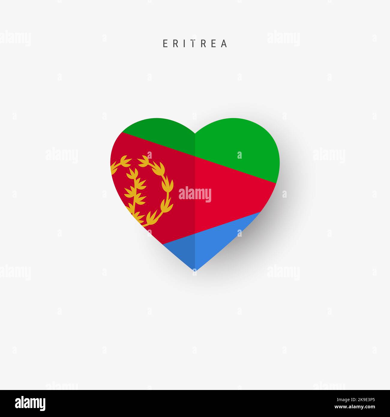 Eritrean official flag Cut Out Stock Images & Pictures - Alamy