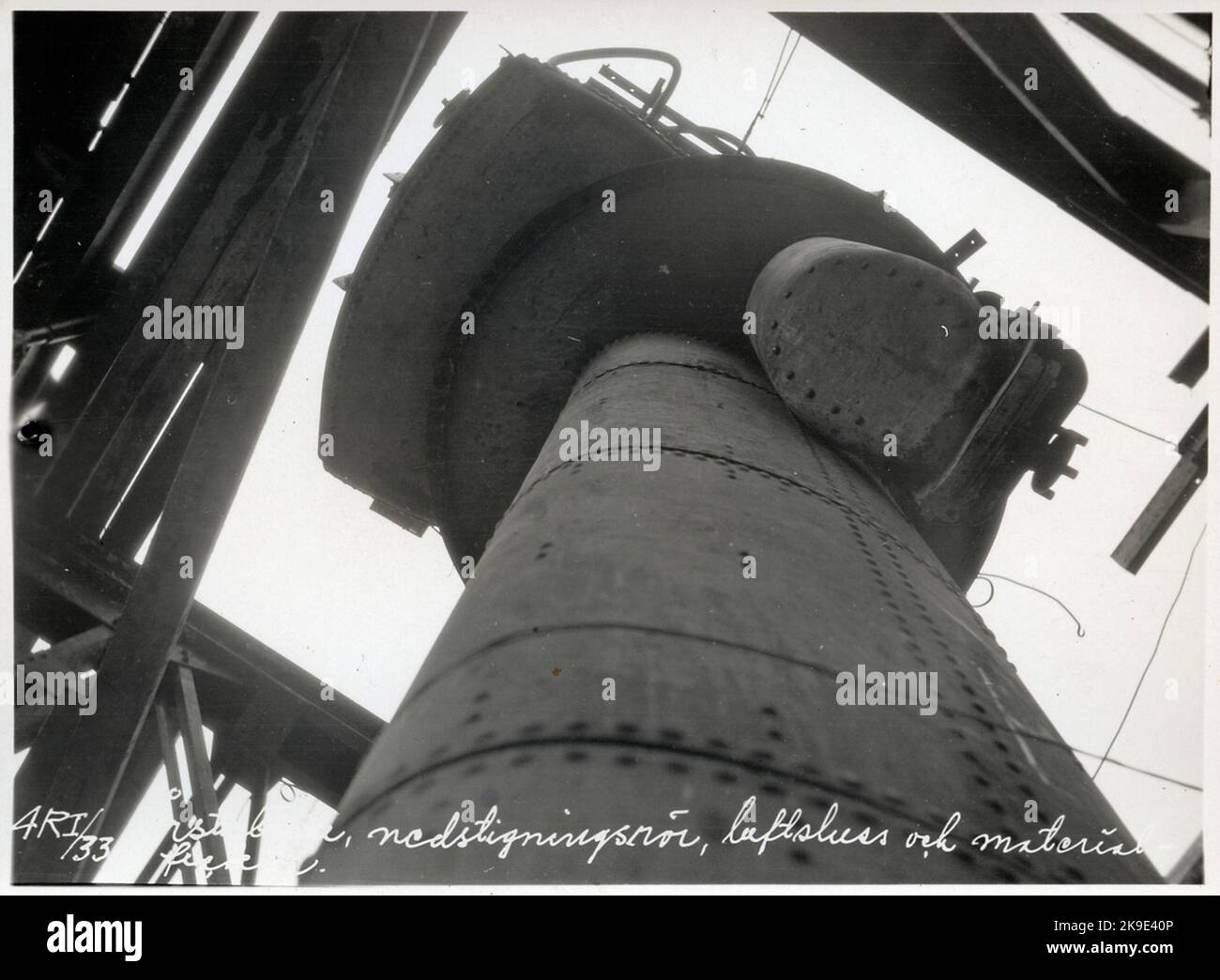 Air lock and descent pipe Stock Photo - Alamy