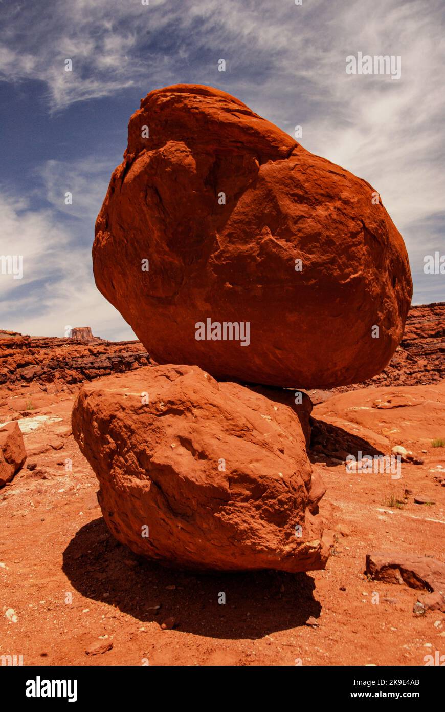 Balanced Rock just outside Arches National Park, Utah Stock Photo - Alamy