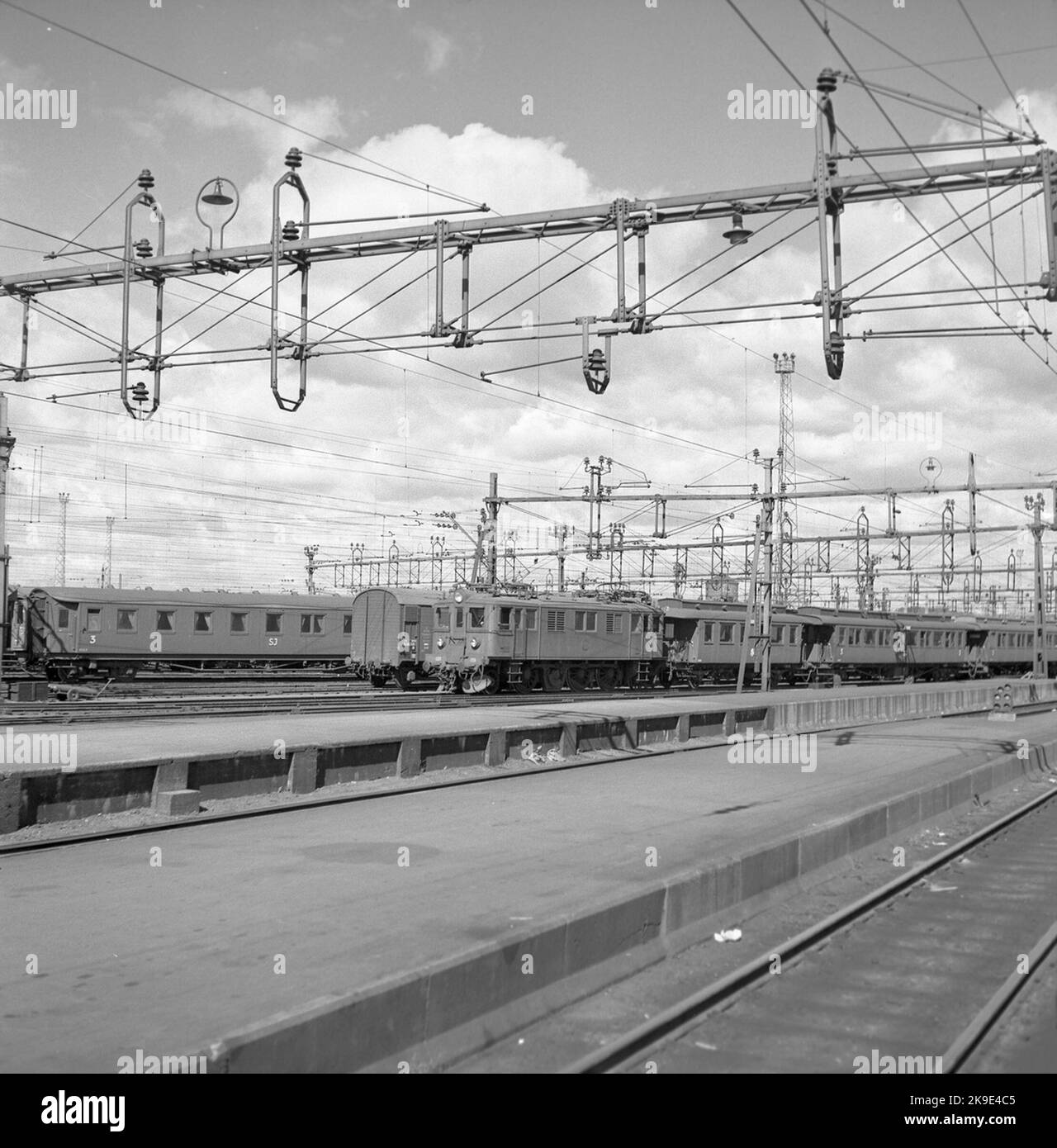 The State Railways SJ DG 135 by train Stock Photo - Alamy