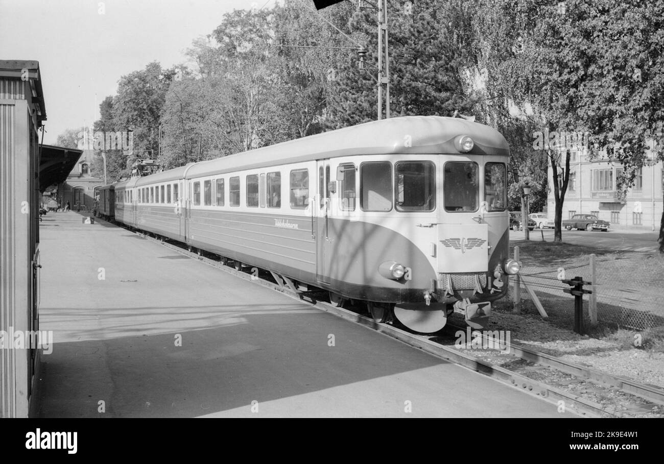 Nordmark - Klarälven's railways, the motor car train "Uddeholmaren ...