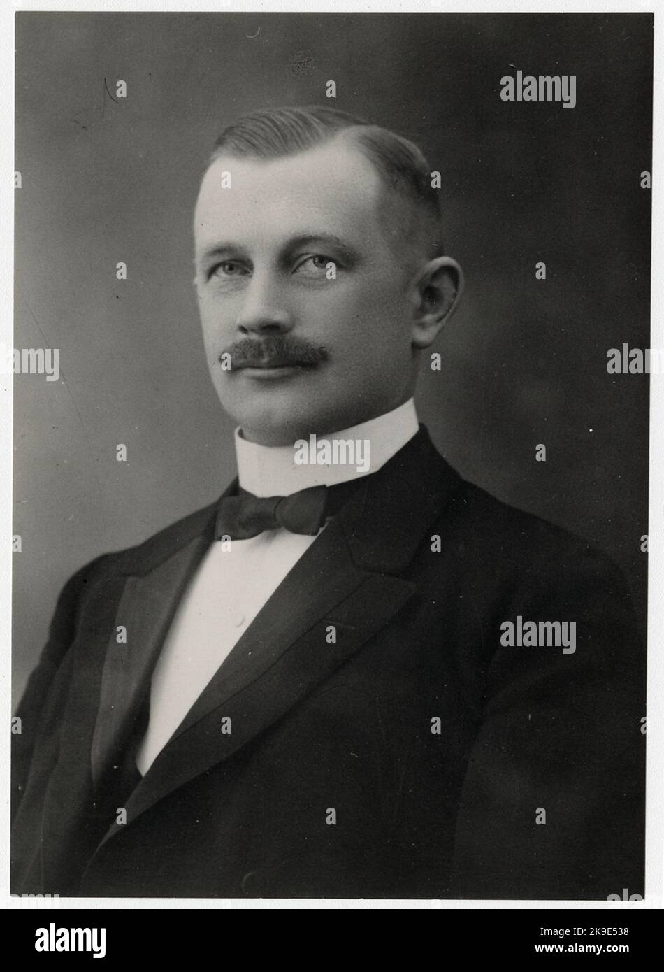 Station Manager Ernst Emil Pettersson at Södra Dalarnes Railways, SDJ ...