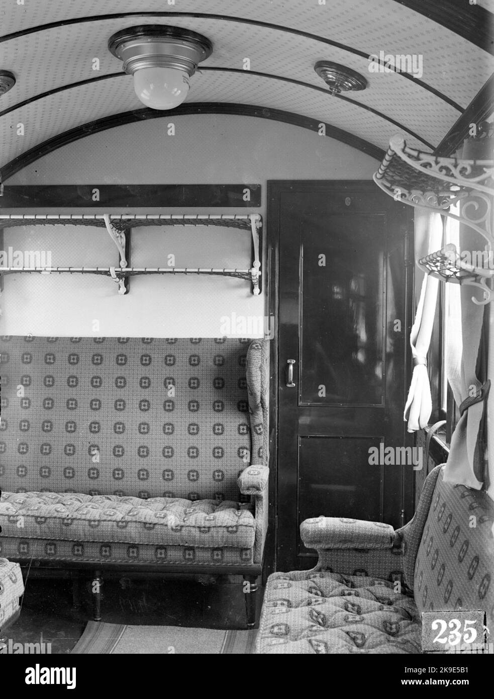 Train compartment trains Black and White Stock Photos & Images - Alamy