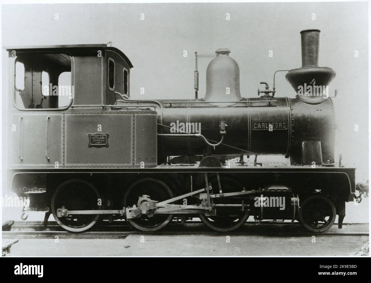 Dala - Ockelbo - Norrsundet's railway, Donj Lok 4 "Carlsfors Stock ...