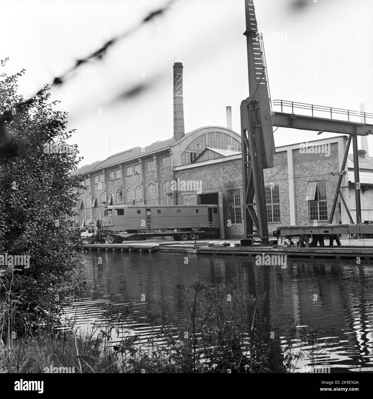Motala Workshop at the Göta Canal Stock Photo - Alamy