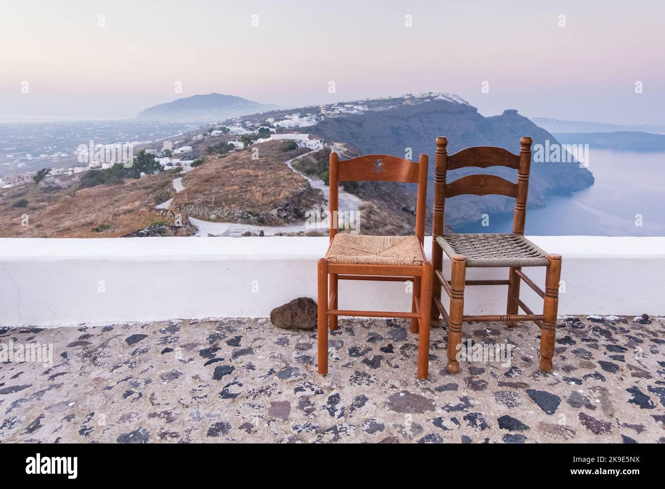Two old wooden chairs hi-res stock photography and images - Alamy