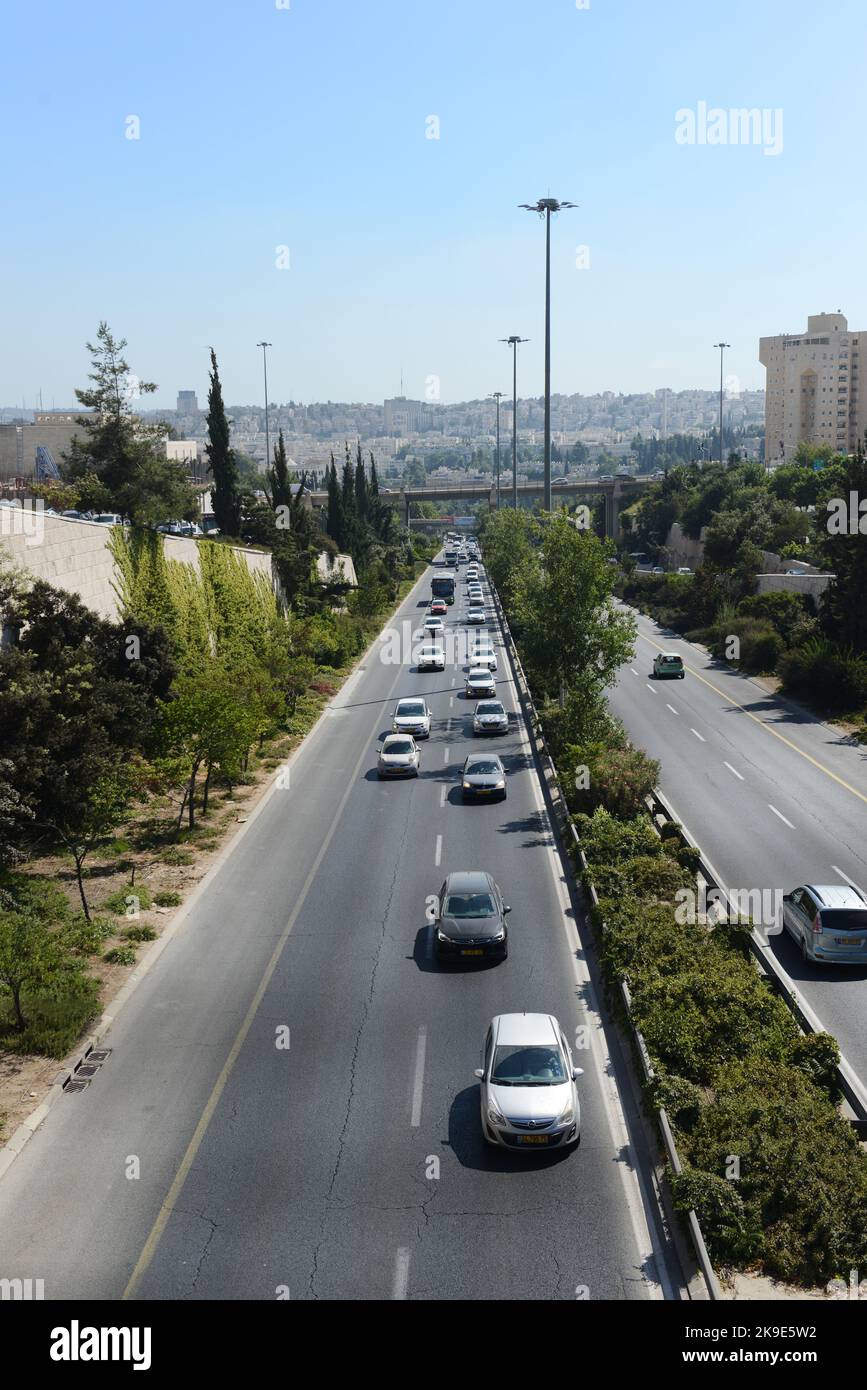Menachem begin expressway hi-res stock photography and images - Alamy