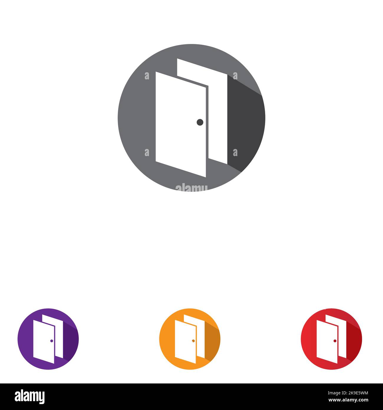 Door logo and symbol vector Stock Vector Image & Art - Alamy