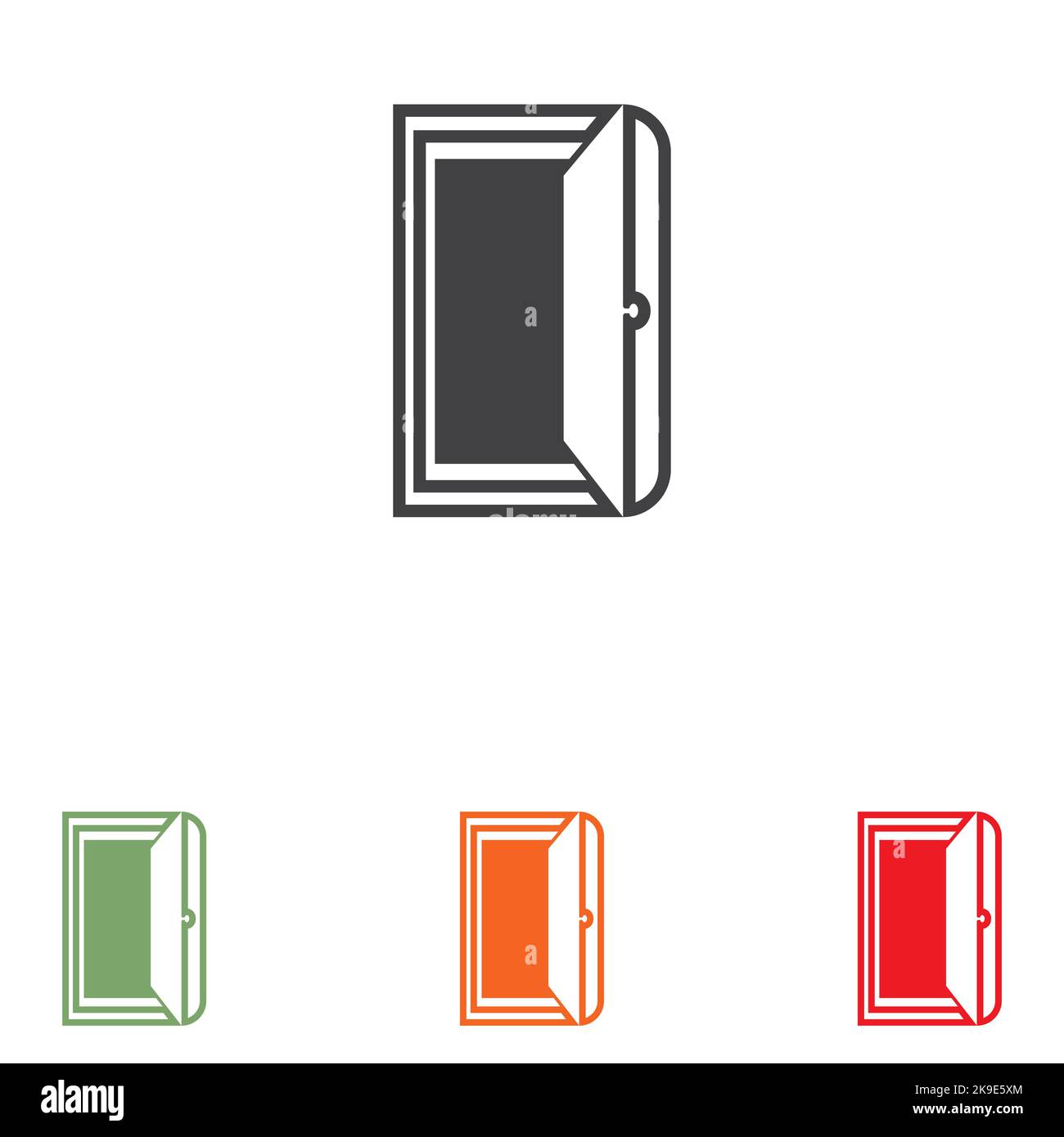 Door logo and symbol vector Stock Vector Image & Art - Alamy