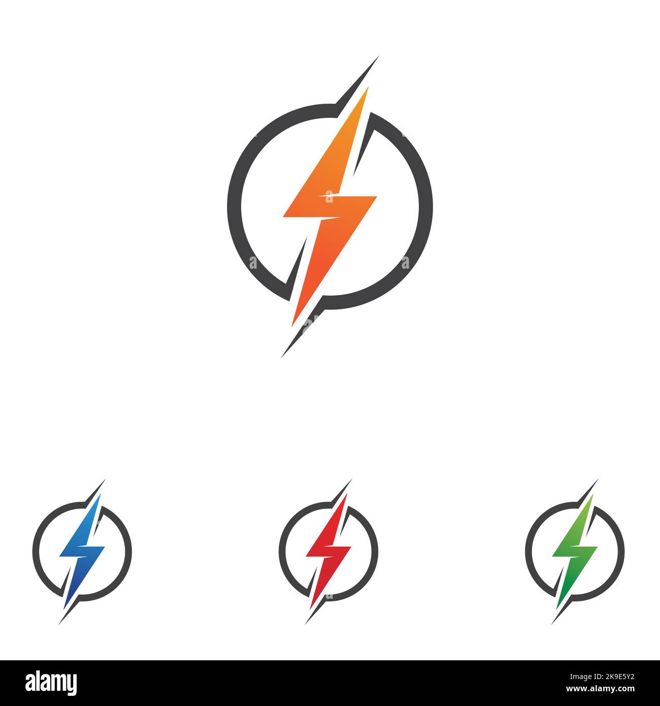 Thunderbolt logo and symbol vector Stock Vector Image & Art - Alamy