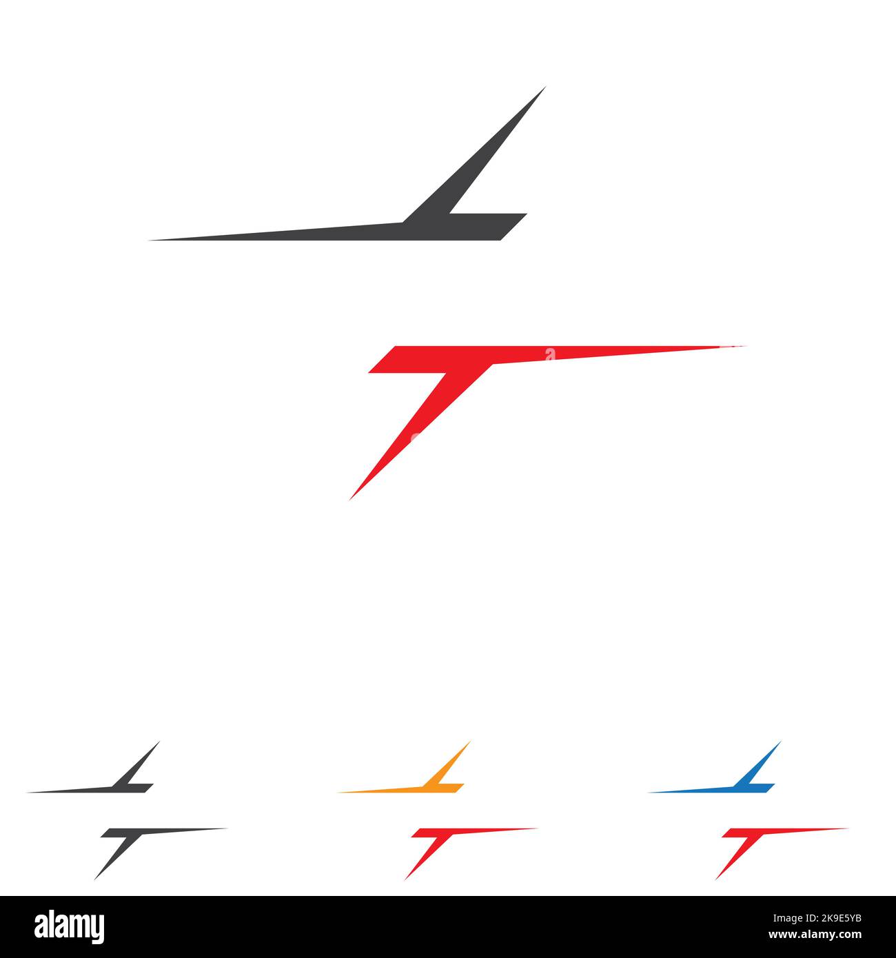 Thunderbolt logo and symbol vector Stock Vector Image & Art - Alamy